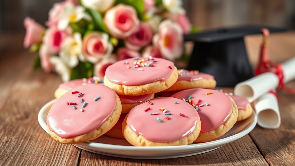 Pink Grad Cookies – Family Feast